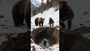 Kind Driver Frees Entangled Mother Owl and Her Anxious Owlets
